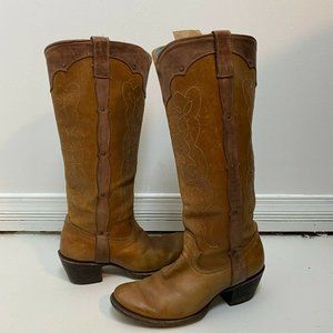 LEMONADE Shoes | Thigh High Slouch Cowboy Boot White Snake Print | Poshmark